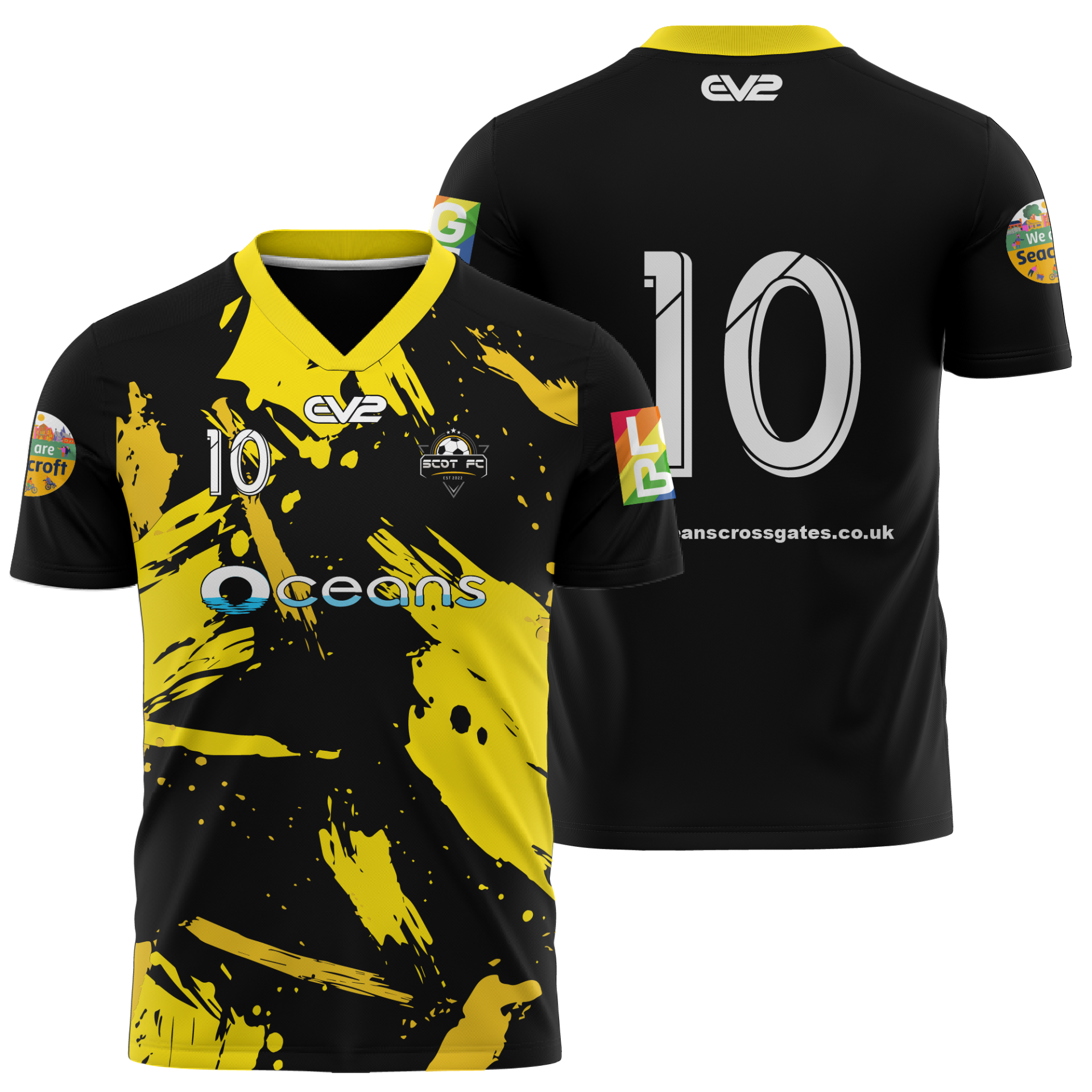 SCOT FC- Playing Shirt – Oceans | EV2 Sportswear