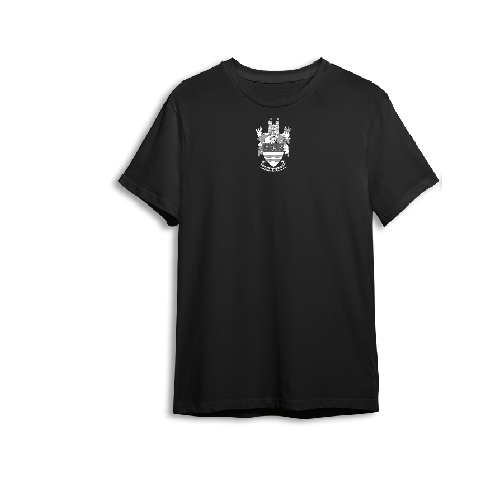 Wetherby Athletic – Black Tee – Crest | EV2 Sportswear